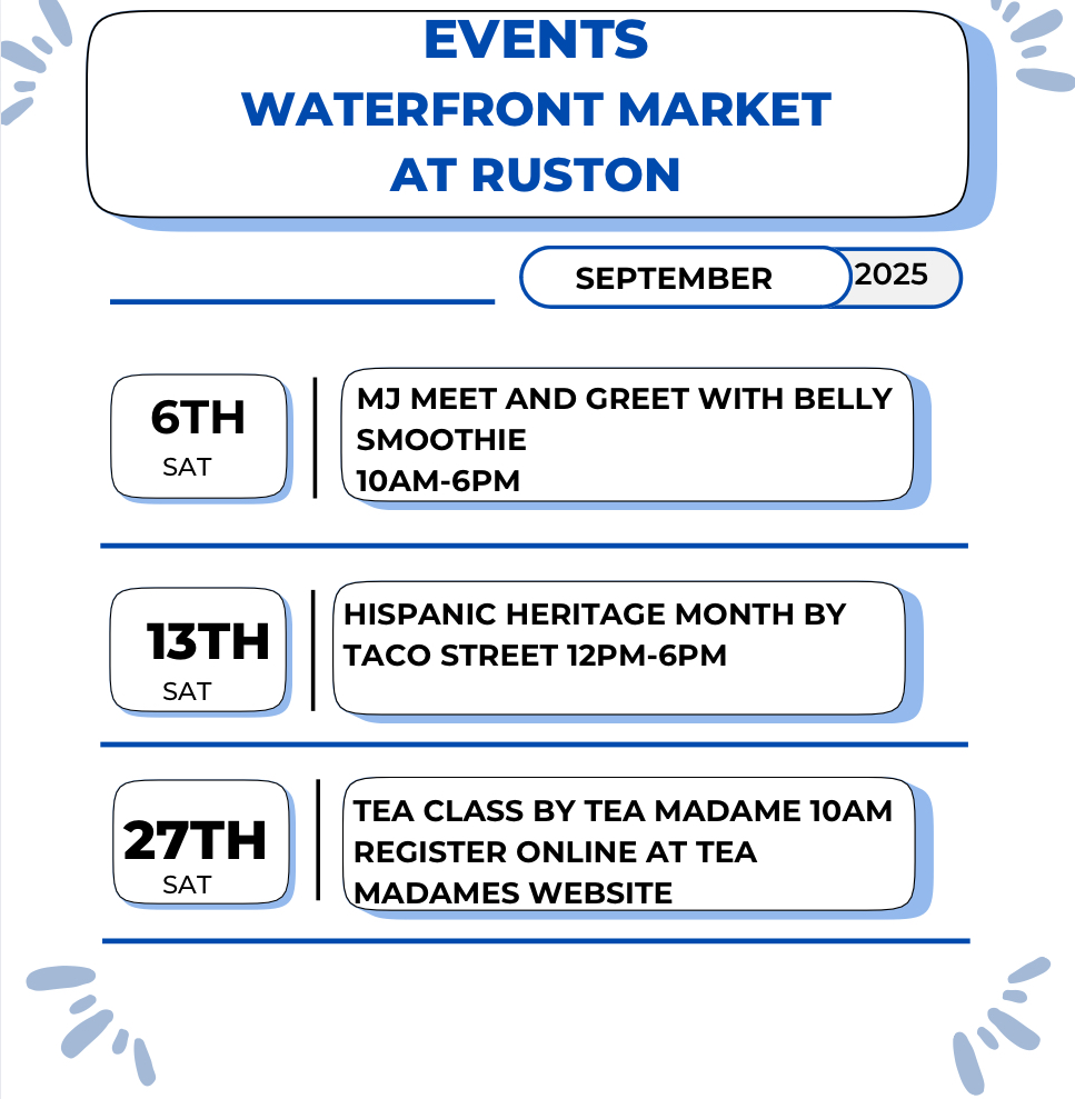 Our Events – Waterfront Market at Ruston